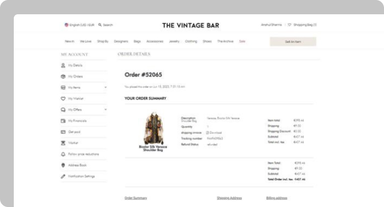 VE Enhanced The Vintage Bar’s User Experience